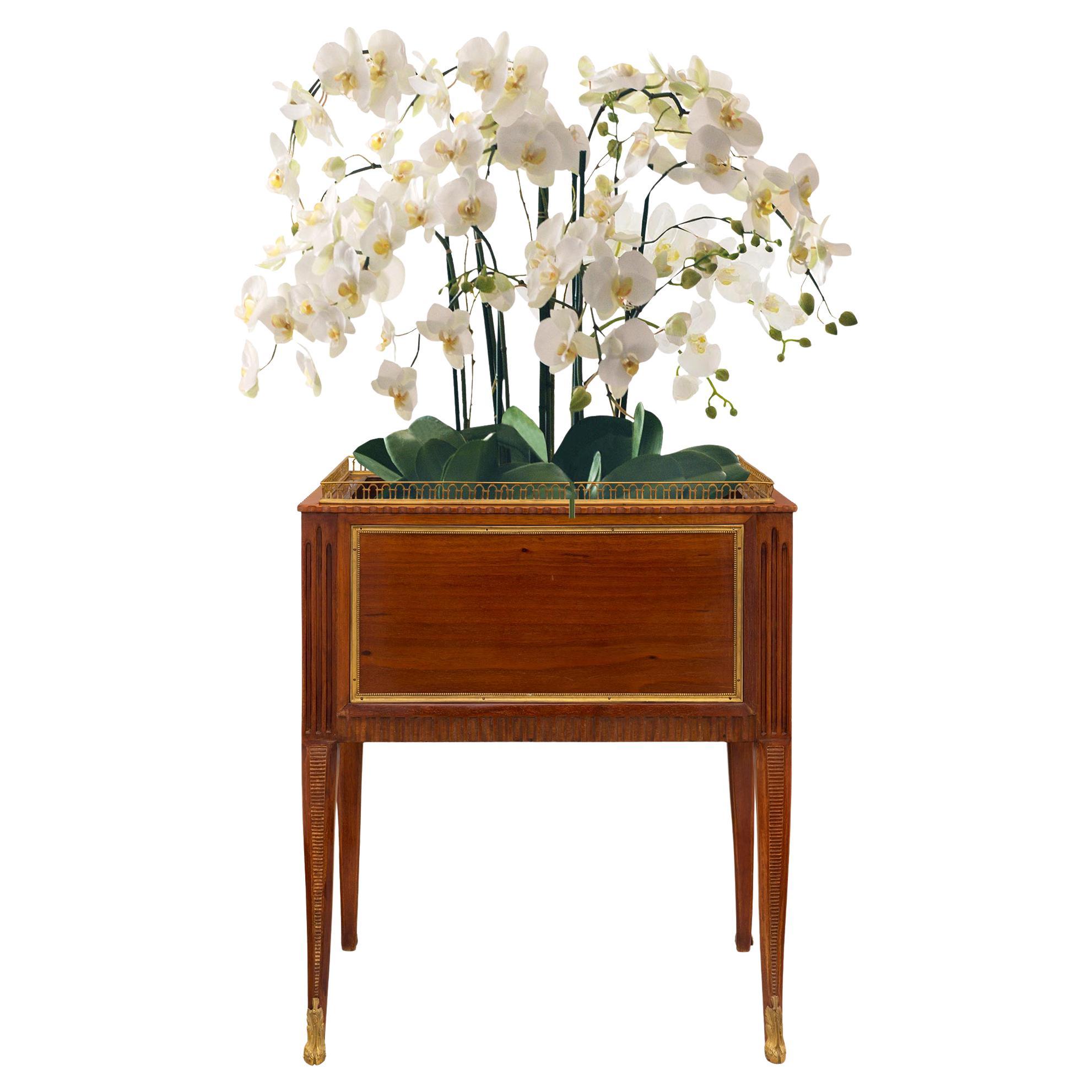 French Early 19th Century Transitional Style Mahogany and Ormolu ...