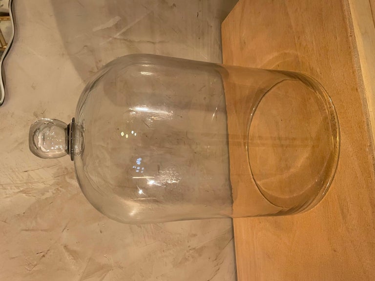 French Early 20th Century Blown Glass Bell, 1900s at 1stDibs
