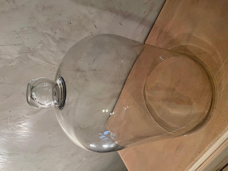 French Early 20th Century Blown Glass Bell, 1900s at 1stDibs