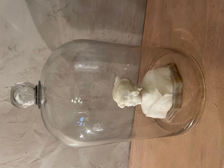 French Early 20th Century Blown Glass Bell, 1900s at 1stDibs
