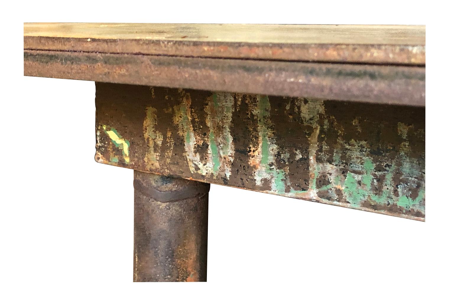 French Early 20th Century Iron Work Table at 1stDibs