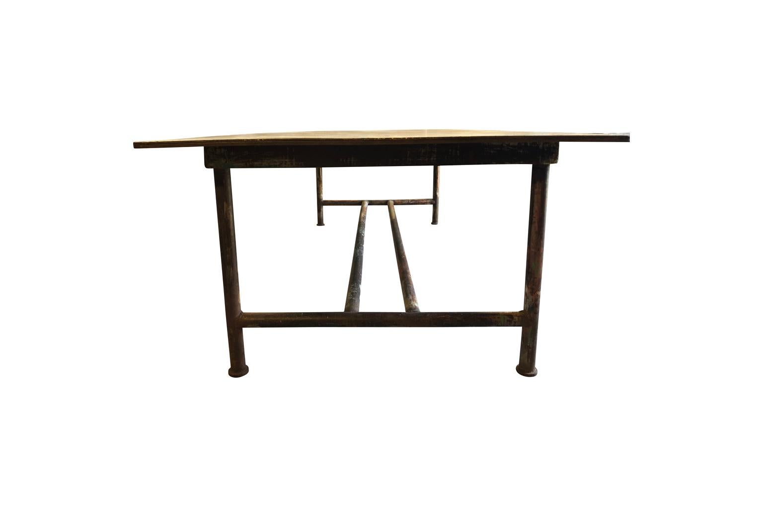 French Early 20th Century Iron Work Table at 1stDibs