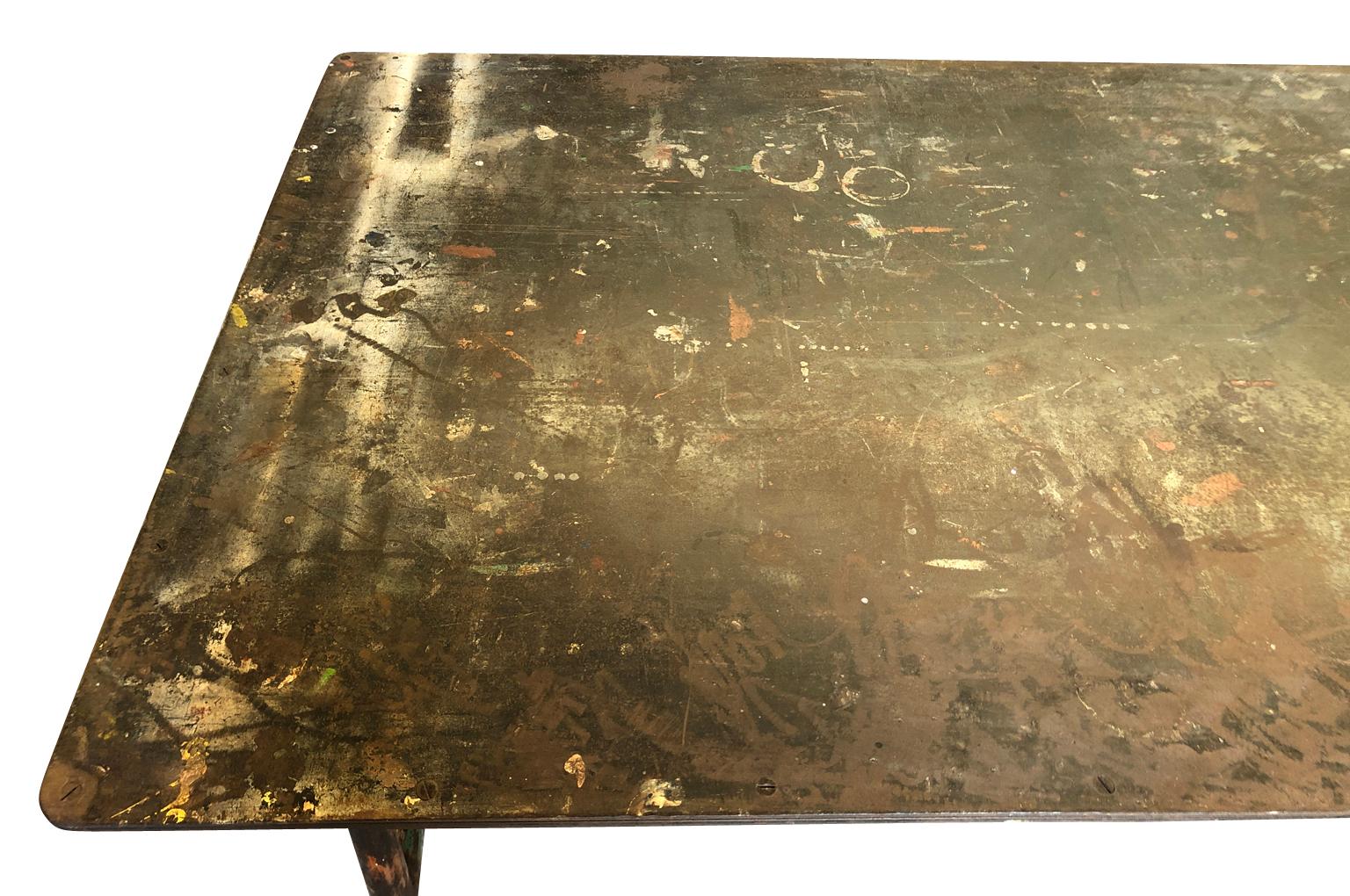 French Early 20th Century Iron Work Table at 1stDibs