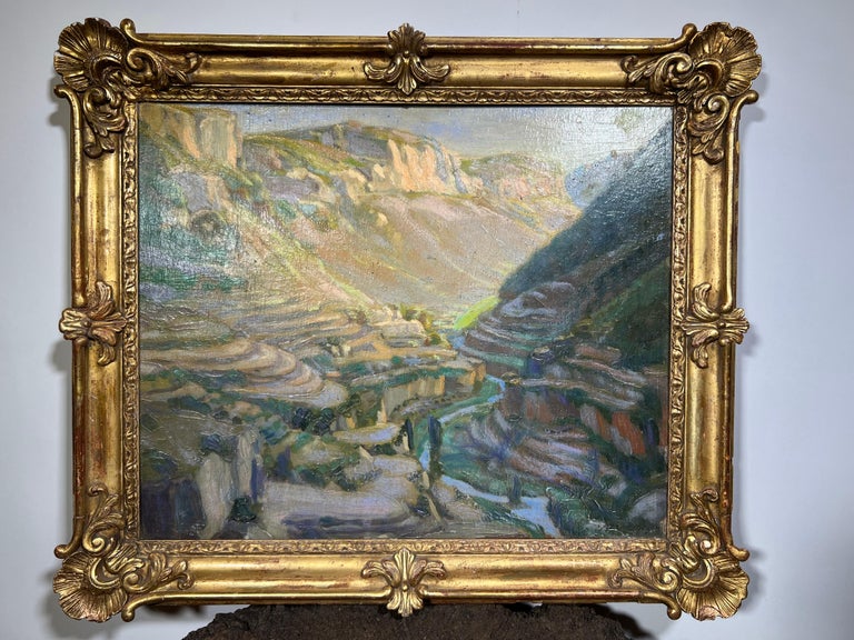 French Early 20th Century Landscape Painting For Sale at 1stDibs