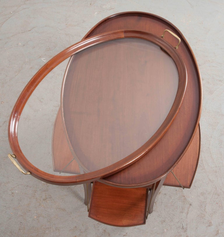French Early 20th Century Oval Mahogany Tea Table at 1stDibs | oval tea ...