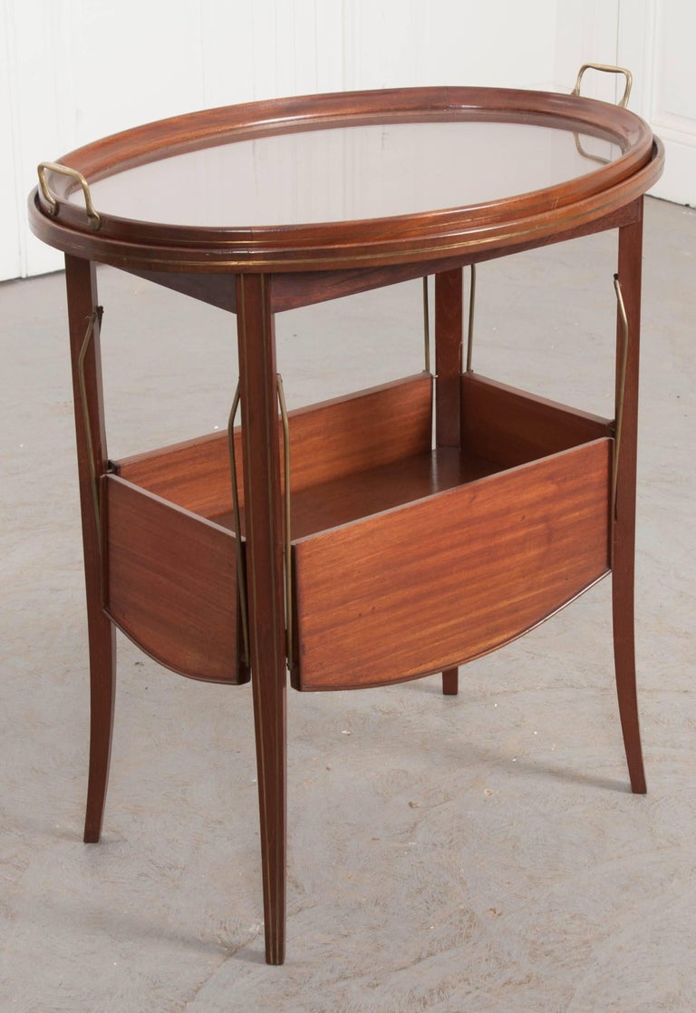 French Early 20th Century Oval Mahogany Tea Table at 1stDibs | oval tea ...