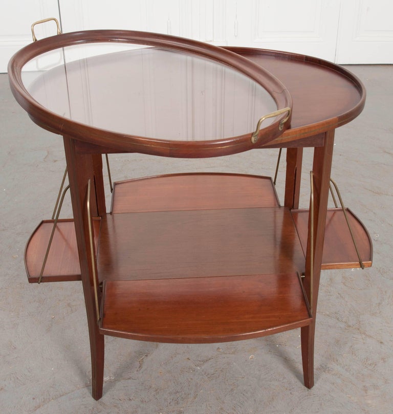French Early 20th Century Oval Mahogany Tea Table at 1stDibs | oval tea ...