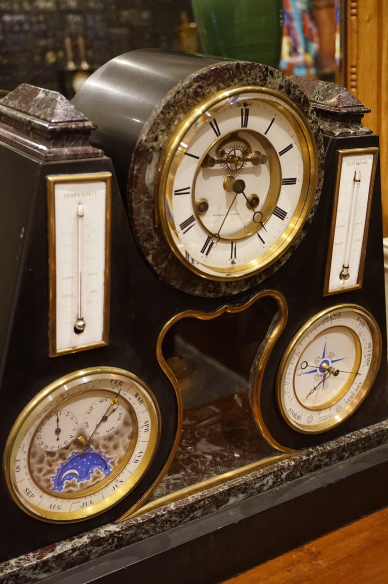 French Early Perpetual Calendar Clock For Sale at 1stDibs