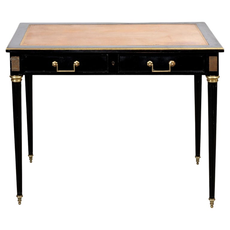 French Ebonized Wood Napoleon III Desk, Early 20th Century For Sale at ...