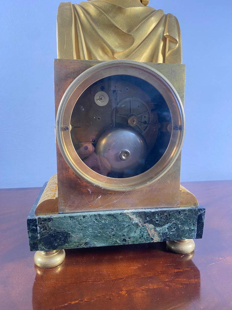 French Empire Apollo Belvedere Ormolu Mantle Clock, Circa 1830 For Sale ...