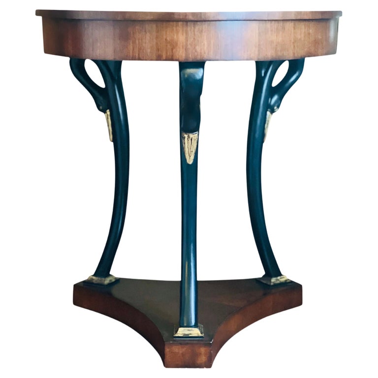 French Empire Biedermeier Mahogany Center Table by Century Furniture ...