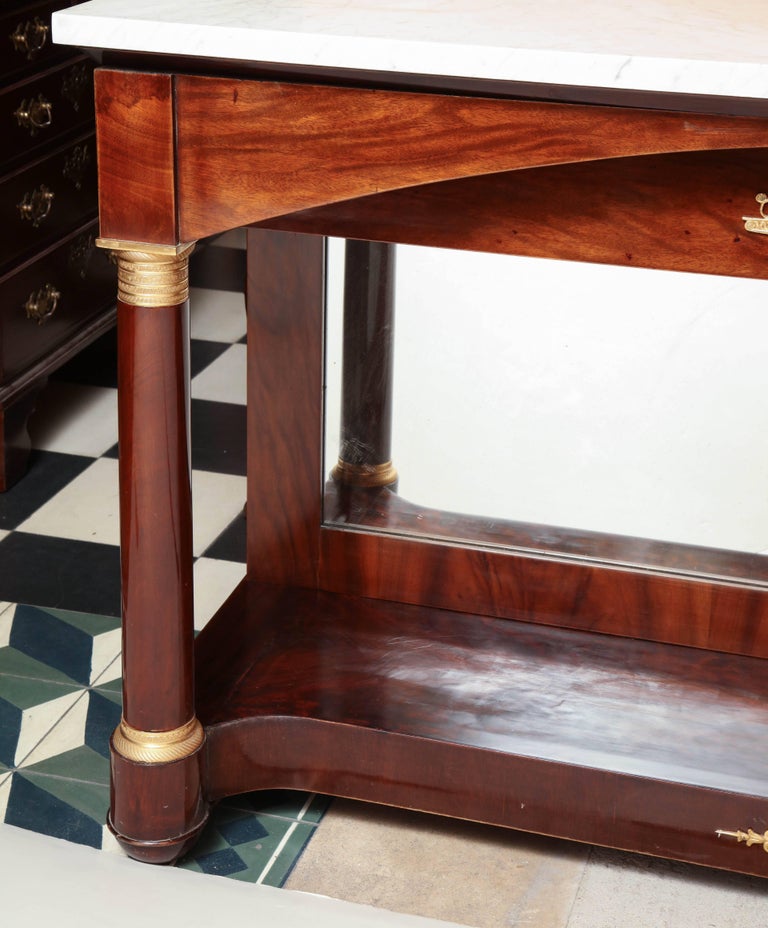 French Empire Console Table at 1stDibs