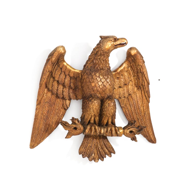 French Empire Giltwood Carved Eagle, 19th Century For Sale at 1stDibs ...