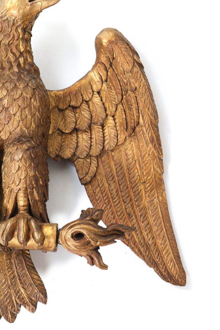 French Empire Giltwood Carved Eagle, 19th Century For Sale at 1stDibs ...