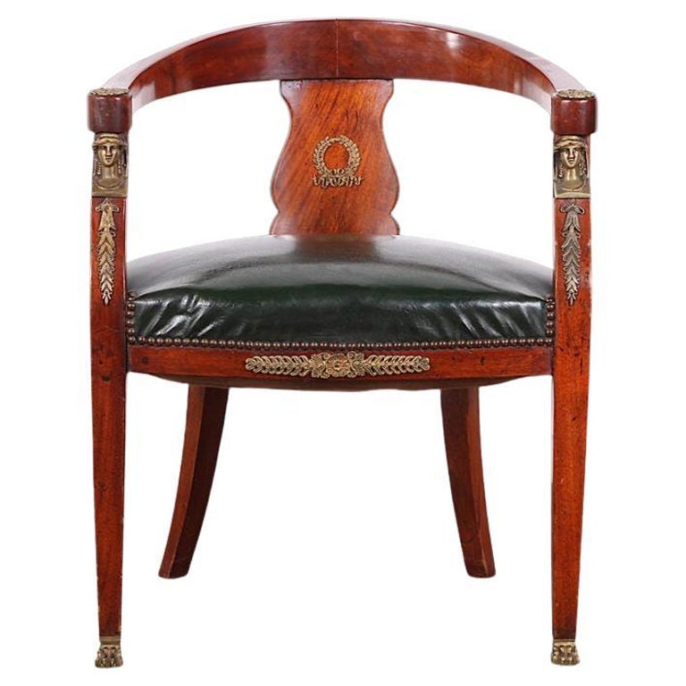 French Empire Office Chair For Sale at 1stDibs