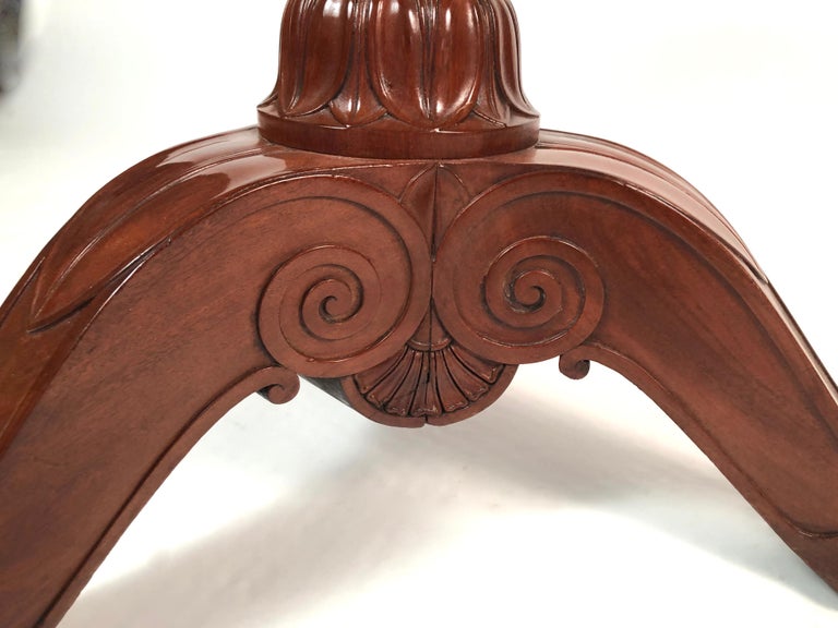 French Empire Period Center Table in Mahogany with Stone Top by Jacob ...