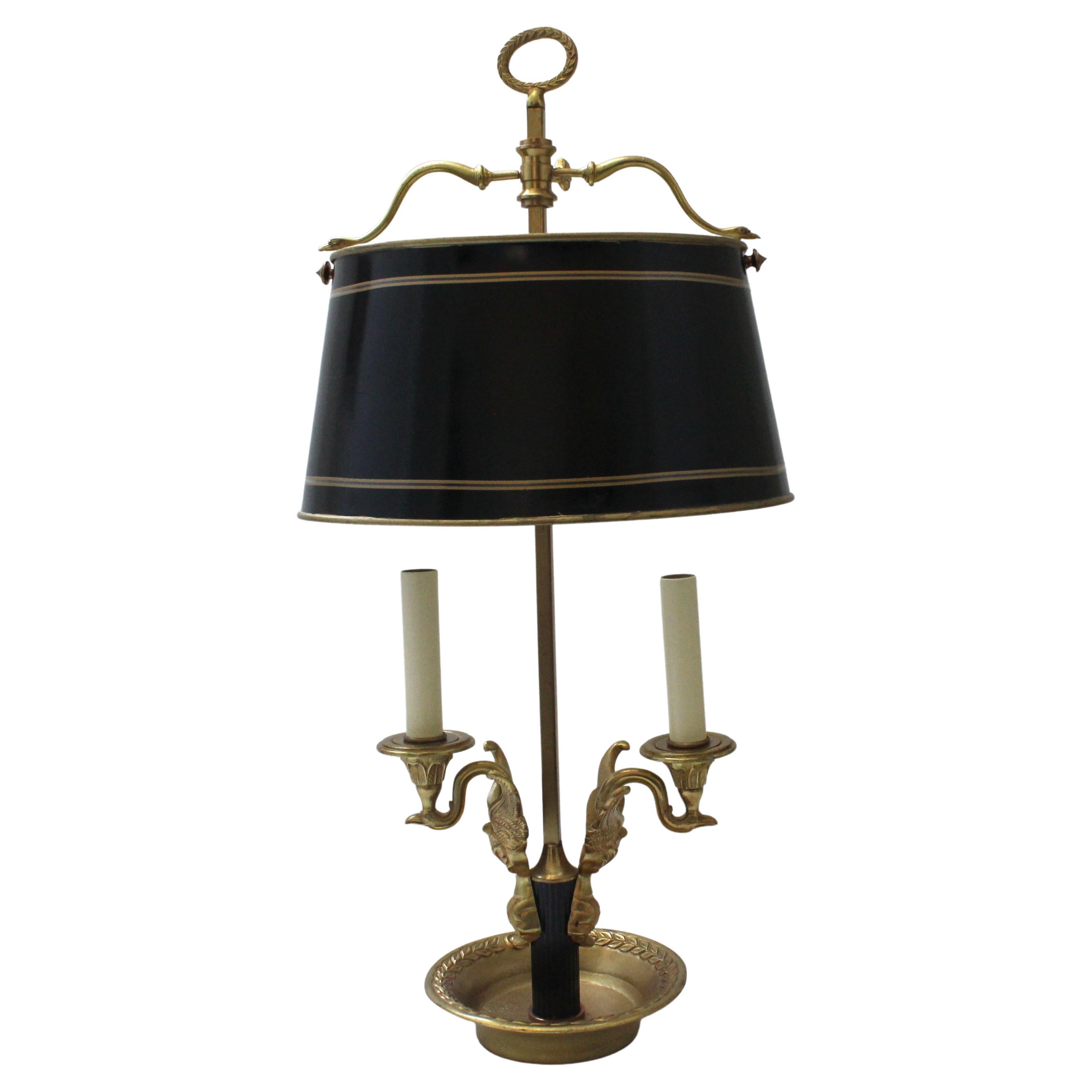 French Empire Revival Bronze Lamp Base For Sale at 1stDibs