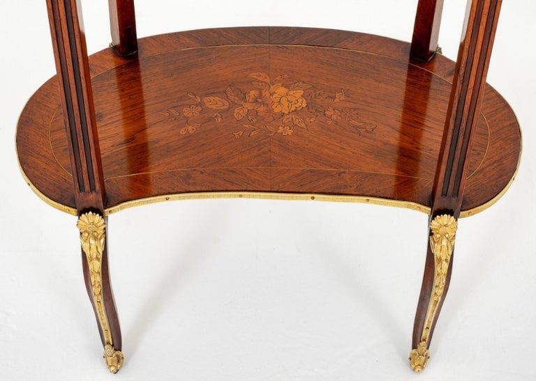 French Empire Side Table Kidney Bean Form For Sale at 1stDibs