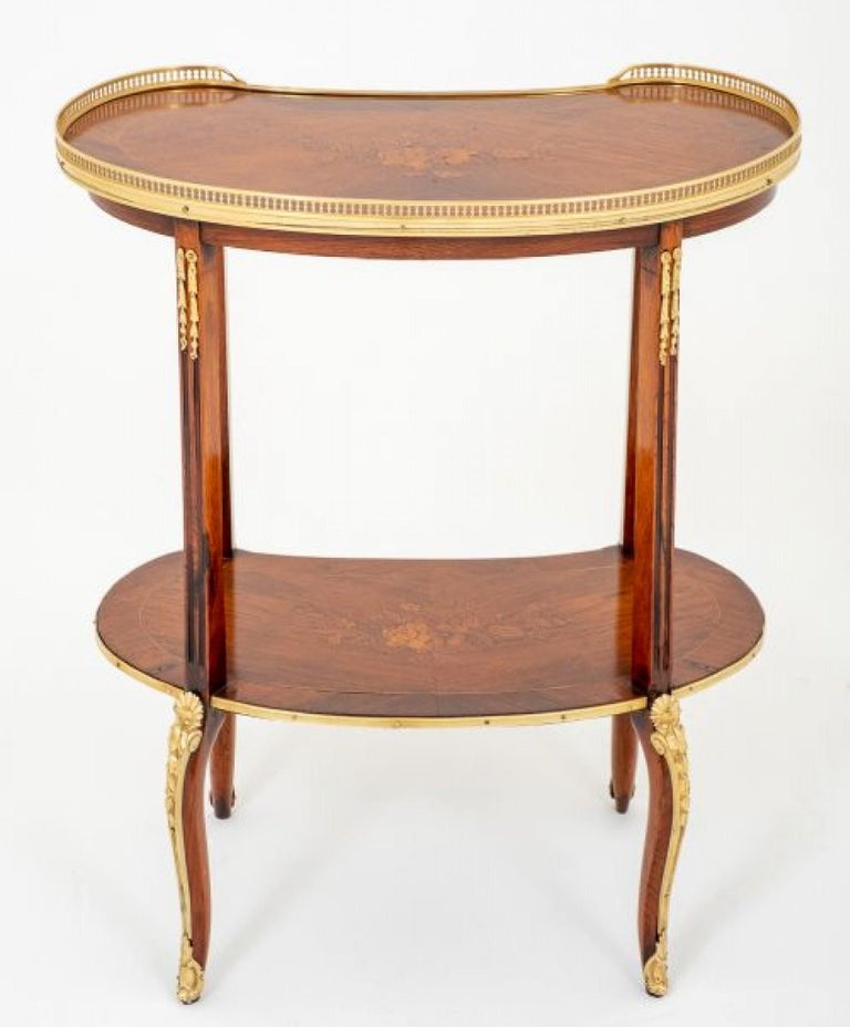 French Empire Side Table Kidney Bean Form For Sale at 1stDibs