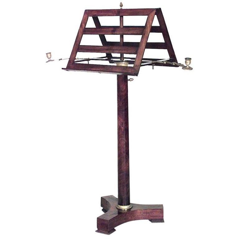 French Empire Double Music Stand at 1stDibs