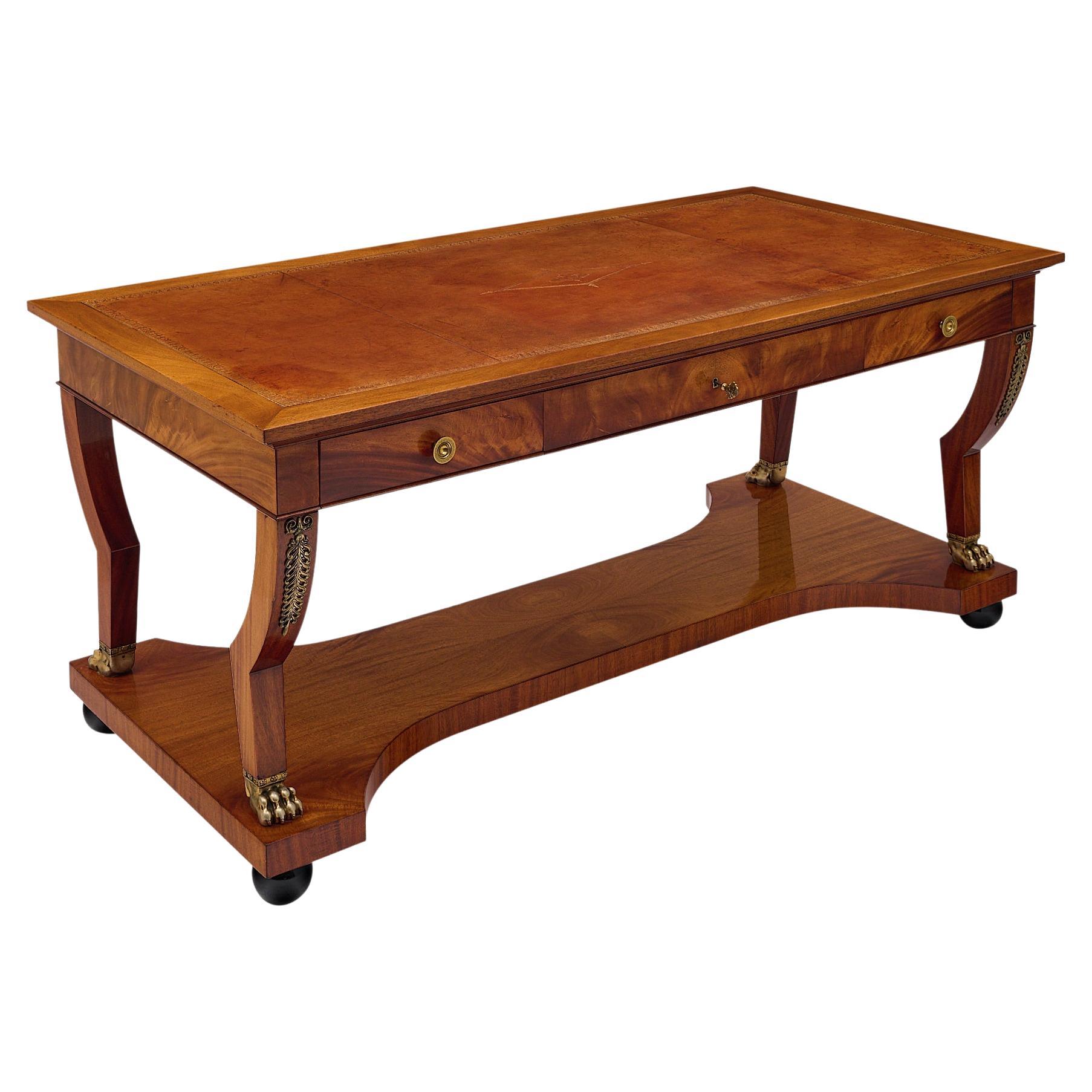 Russian Imperial Style Desk, Chair, and Mirror For Sale at 1stDibs ...