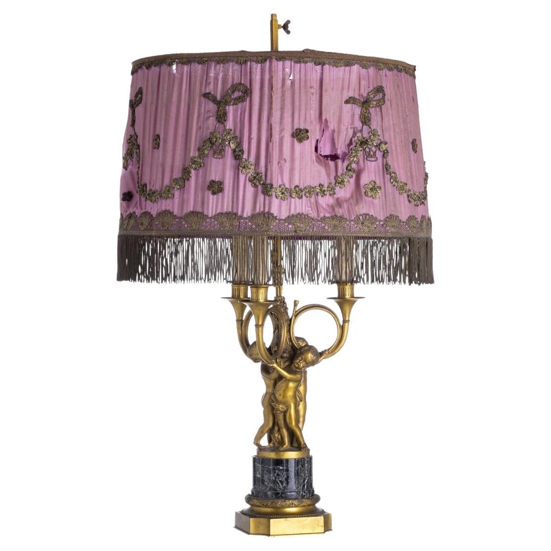 Antique French Empire Period Egyptian Revival Table Lamp, 19th Century ...