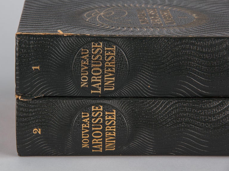 French Encyclopedia, Two Volumes Nouveau Larousse Universel, 1948 at ...