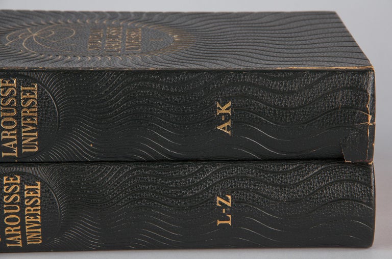 French Encyclopedia, Two Volumes Nouveau Larousse Universel, 1948 at ...