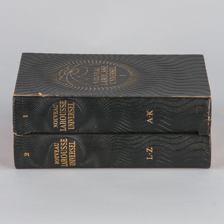French Encyclopedia, Two Volumes Nouveau Larousse Universel, 1948 at ...