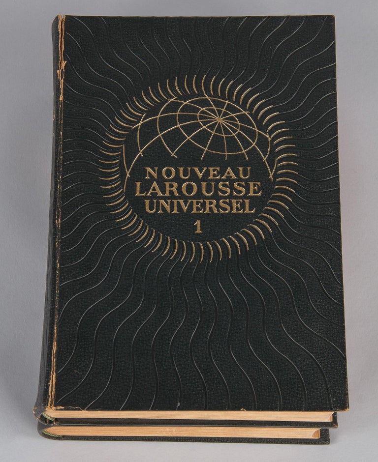 French Encyclopedia, Two Volumes Nouveau Larousse Universel, 1948 at ...