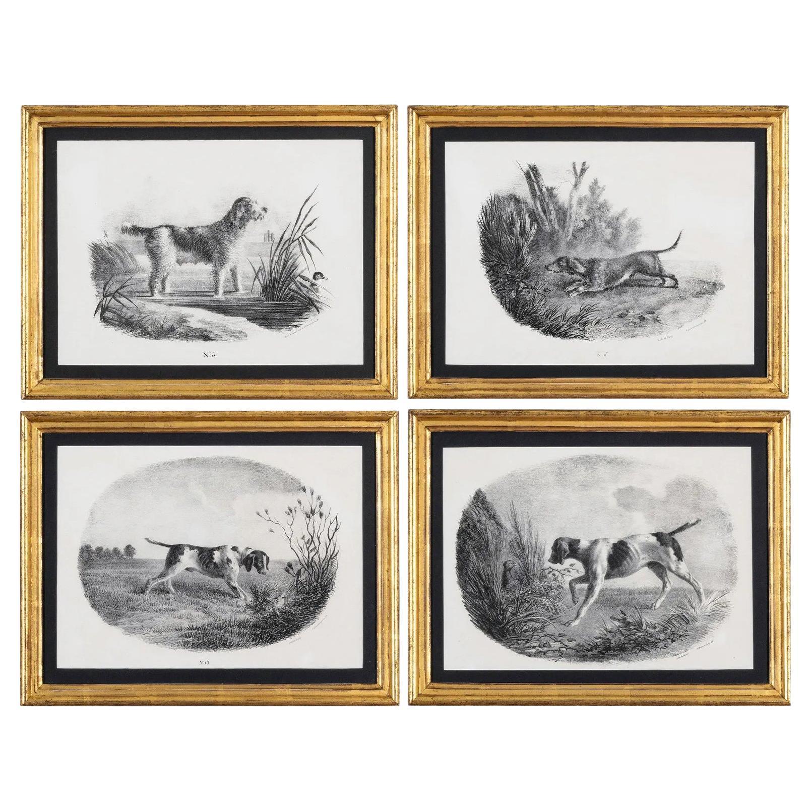 Set of Four Original Engravings of Hunting Scenes by John Frederick ...