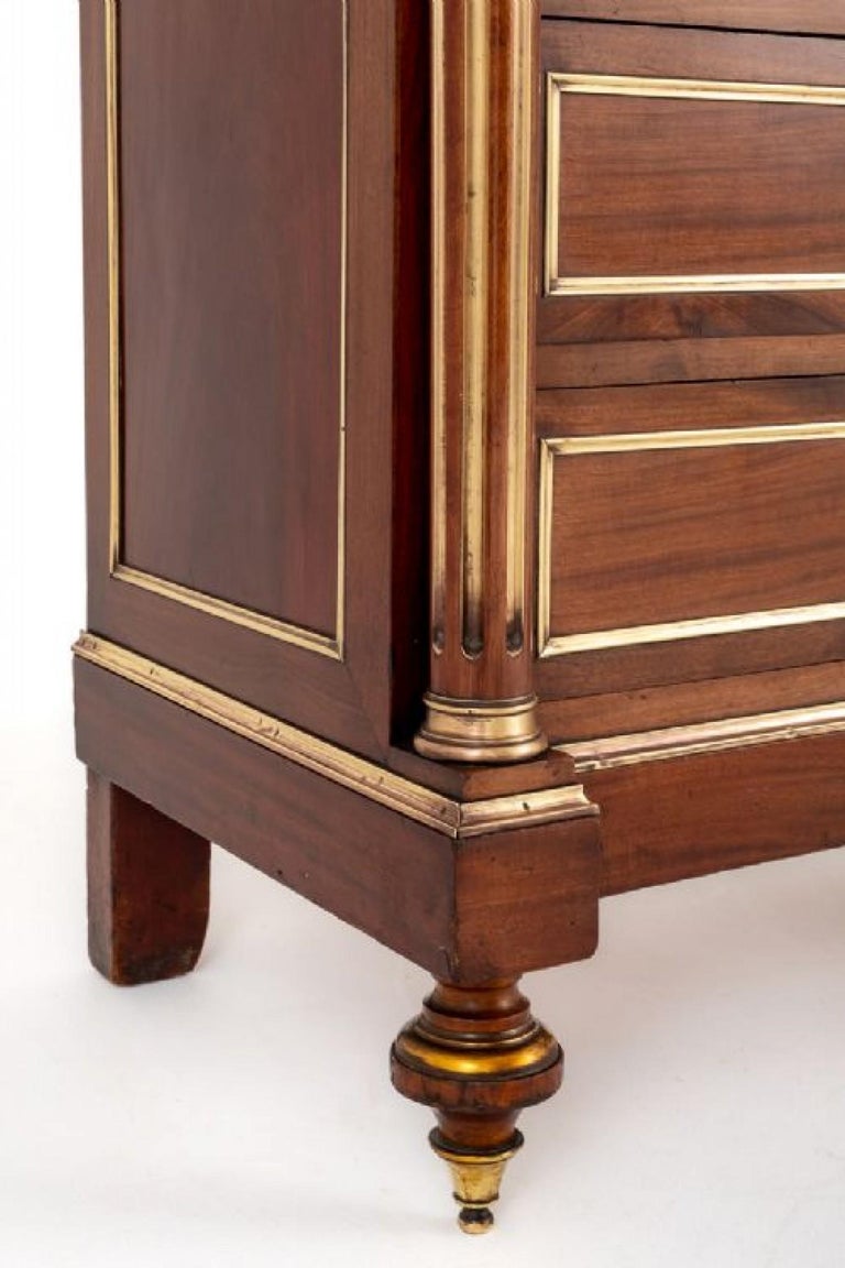 French Escritoire Desk Mahogany Antique, 1860 For Sale at 1stDibs