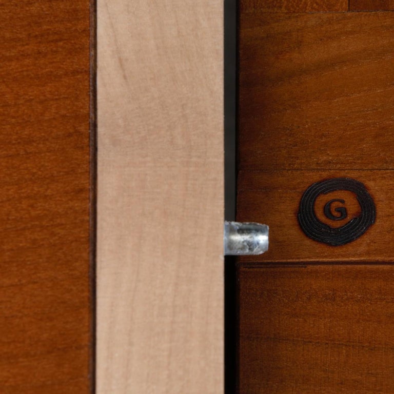 French Extensible Ovalized Dining Table in Solid Stained Cherry For ...