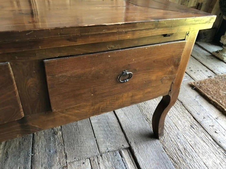 French Farm Table / Pantry or Sofa Table, Louis XV For Sale at 1stDibs