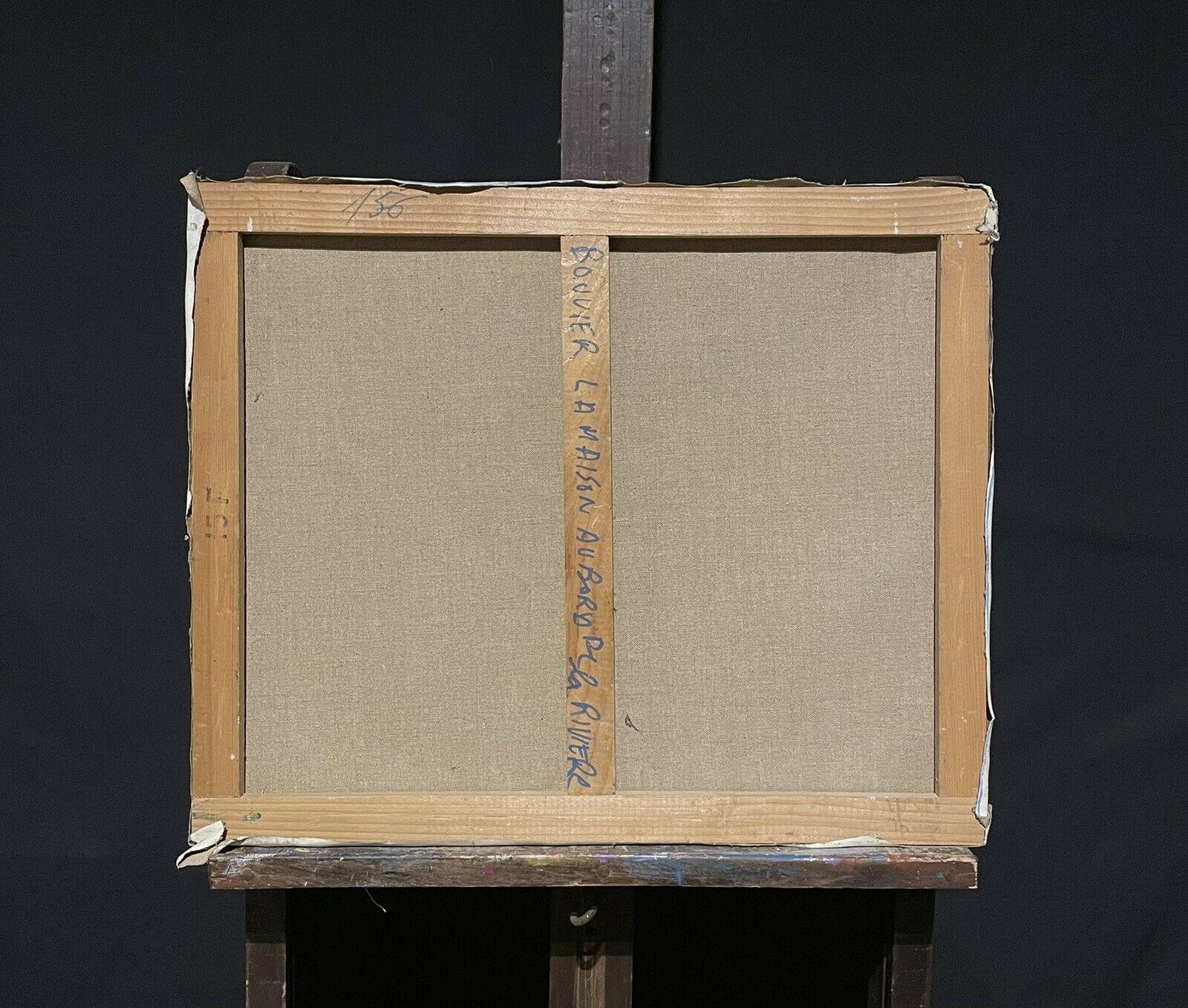 French Fauvist - Fine French Fauvist Oil Painting Colorful River ...