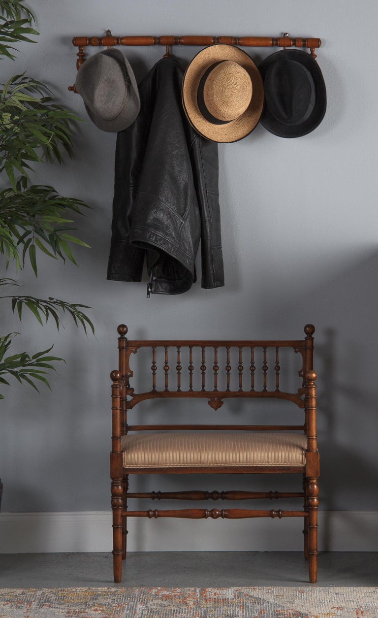 French Faux Bamboo Coat Rack, 1920s at 1stDibs
