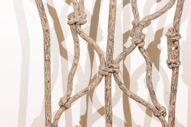 French Faux Bois Gate with Unusual Shape from the Late 19th Century at ...