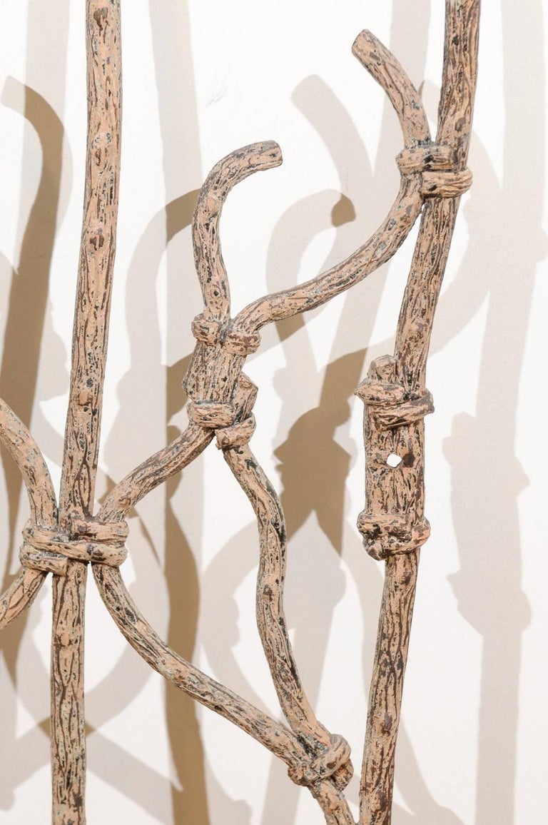 French Faux Bois Gate with Unusual Shape from the Late 19th Century at ...