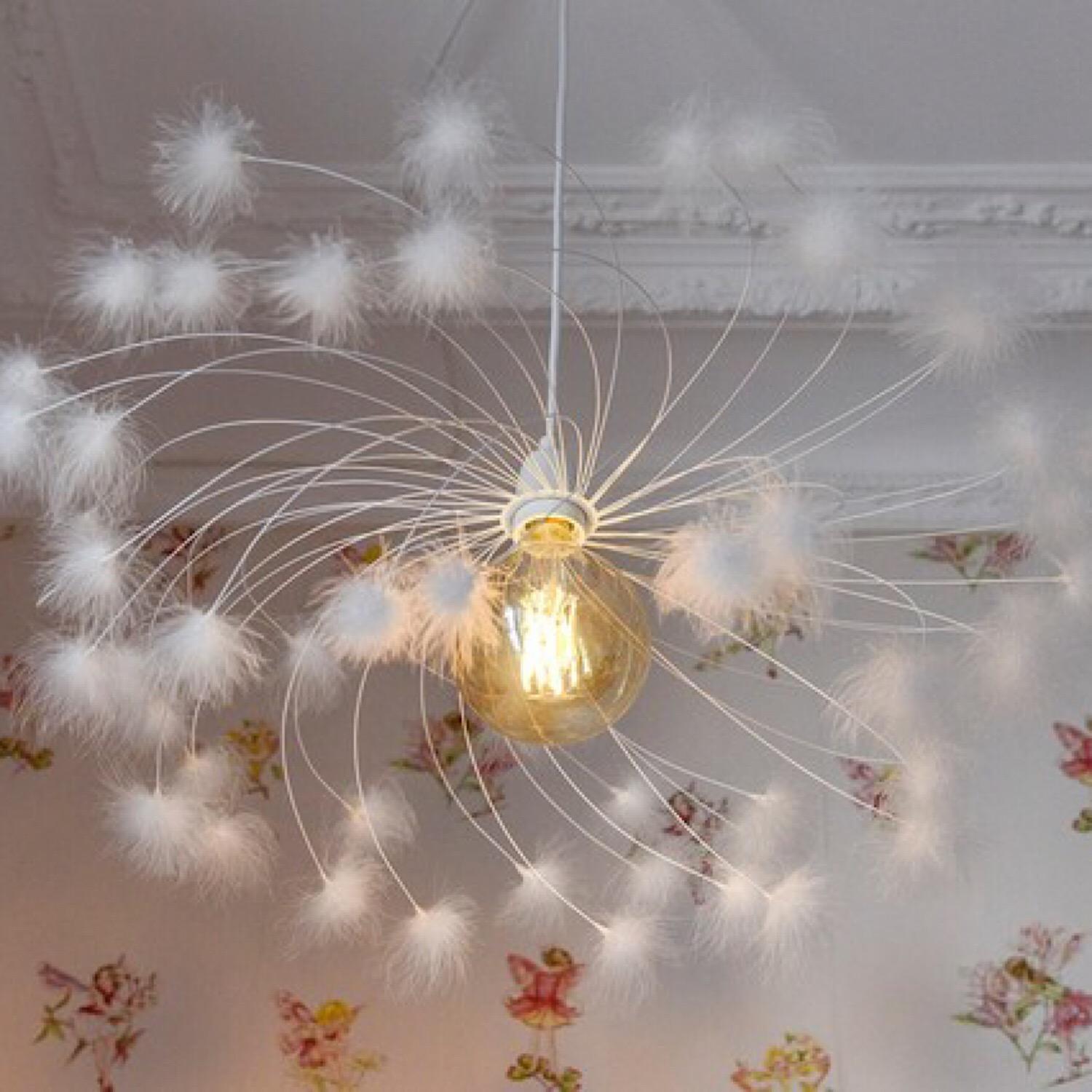 French Feathers Chandelier at 1stDibs | chandelier with feathers