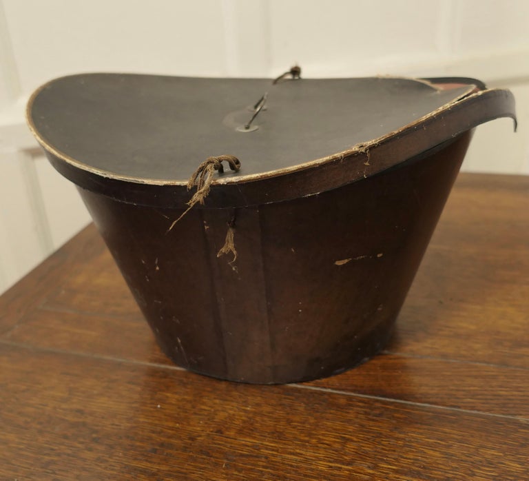 French Felt Bowler Hat in Original Hat Box from Blois For Sale at 1stDibs