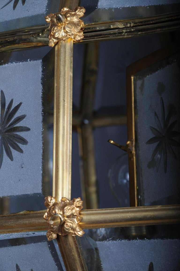 French Fire Gilt Bronze Lantern/Chandelier Versailles Shape For Sale at ...