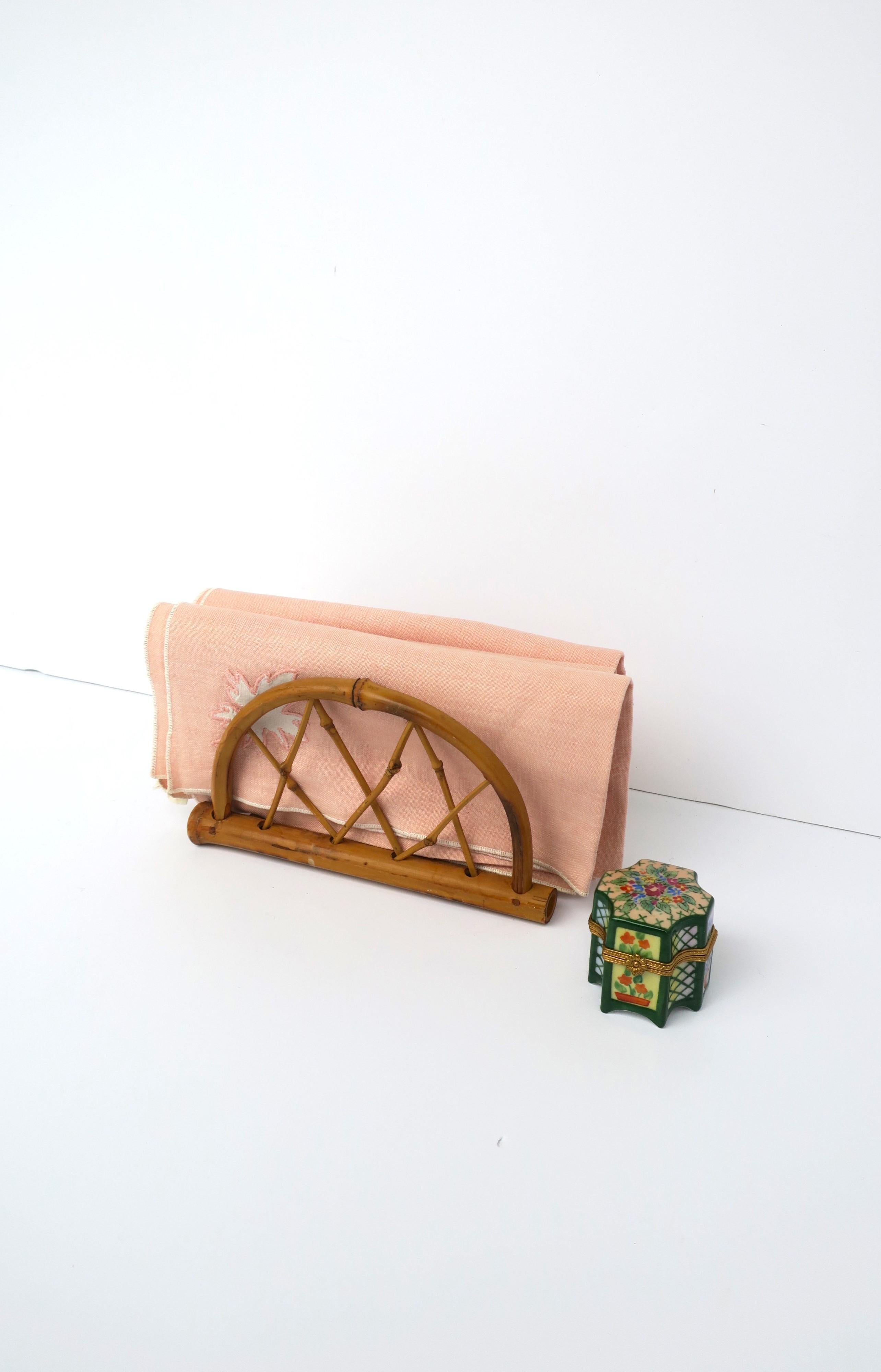 French Flower Garden Box Limoges Porcelain Jewelry Box For Sale at 1stDibs