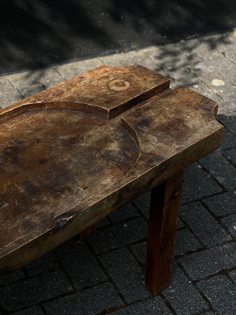 French Folk Art Cheese Making Massive Wooden Table, 1900 For Sale at ...
