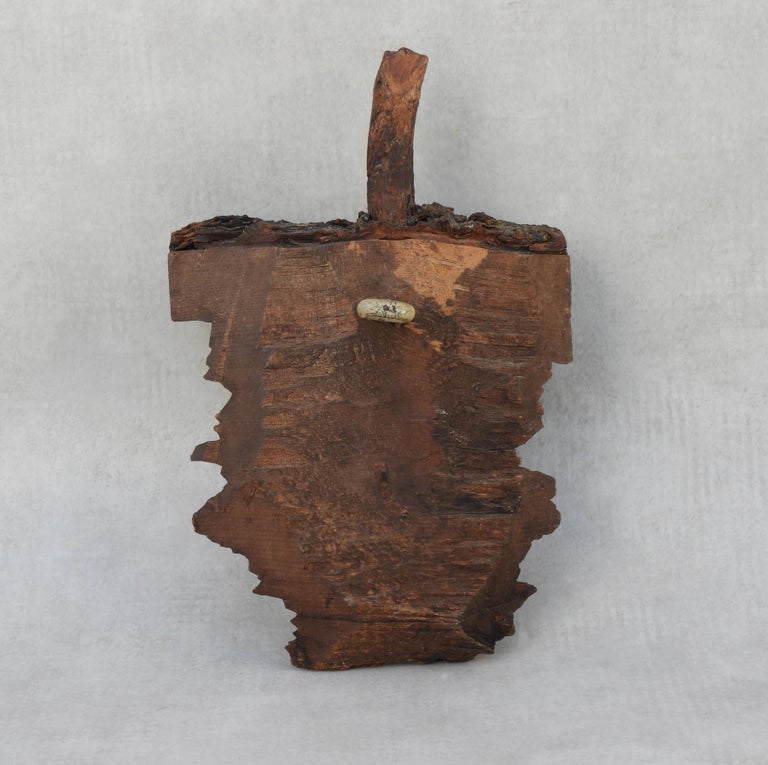 French Folk Art Face Carving Basque Landaise, c1930 at 1stDibs