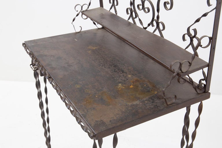 French Forged Wrought Iron Vanities Vanities Toilette For Sale at 1stDibs