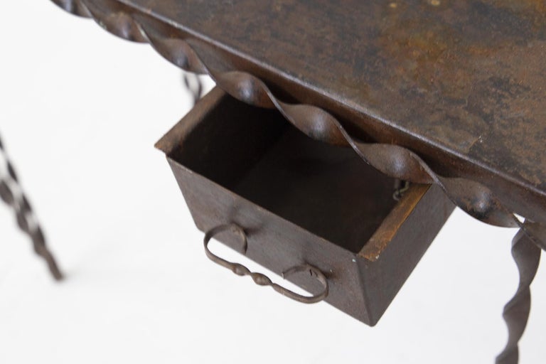 French Forged Wrought Iron Vanities Vanities Toilette For Sale at 1stDibs