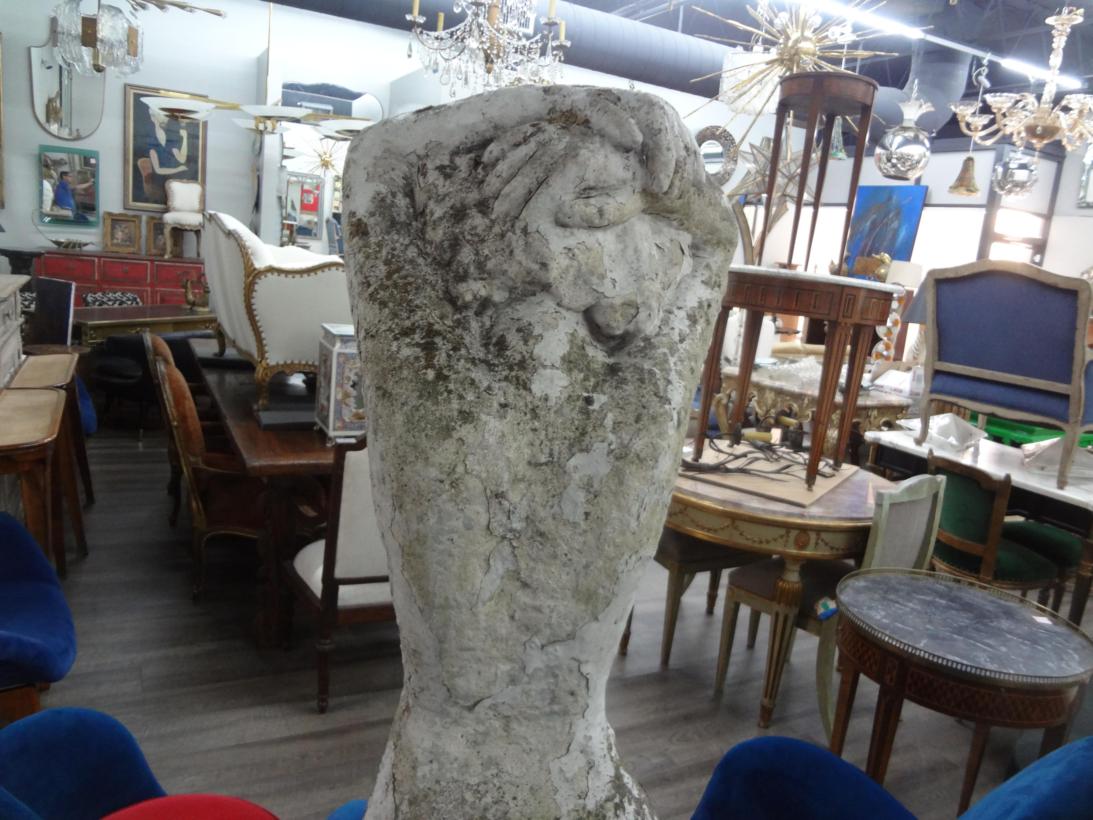 French Garden Statue Of A Mermaid For Sale at 1stDibs
