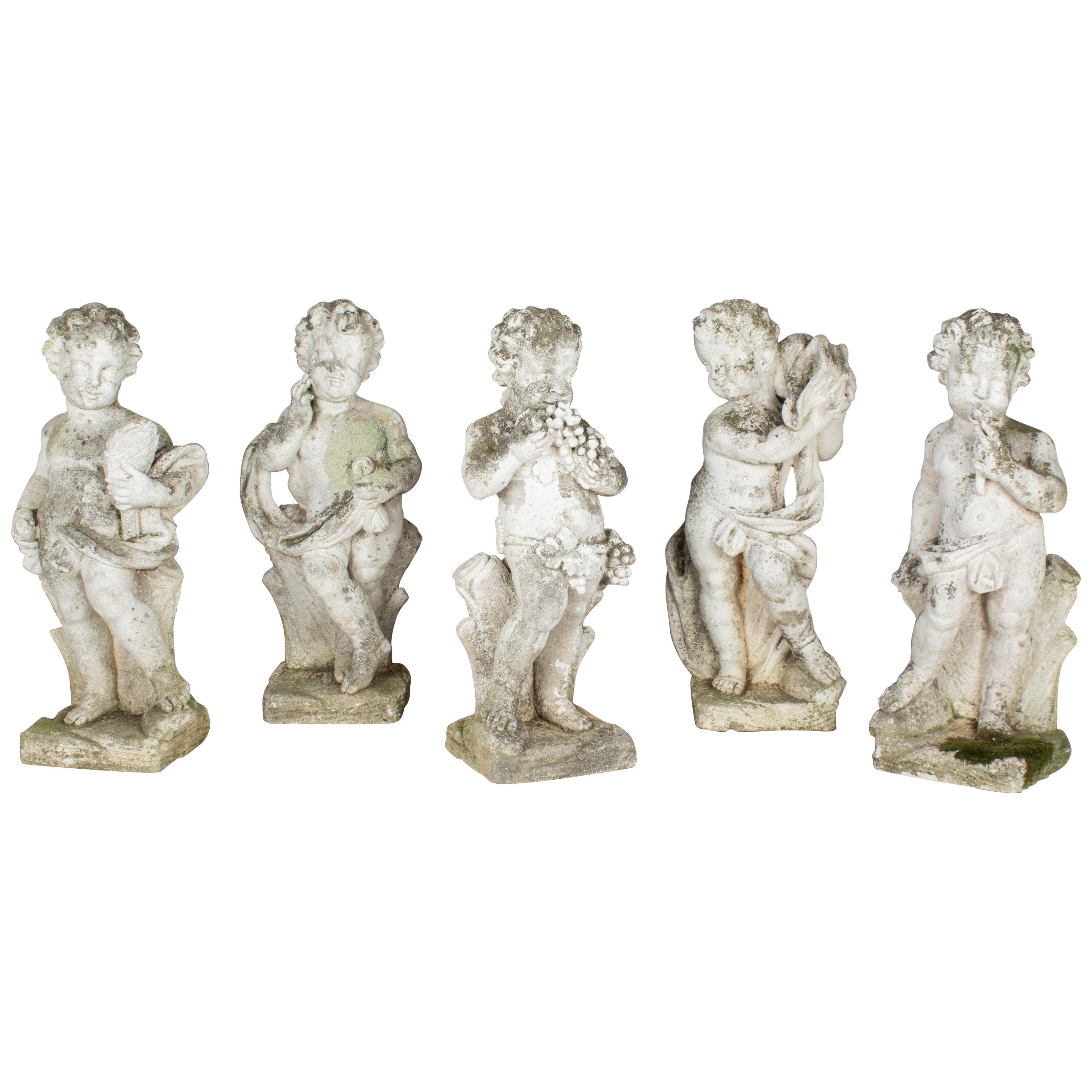 French Garden Statue Bust at 1stDibs