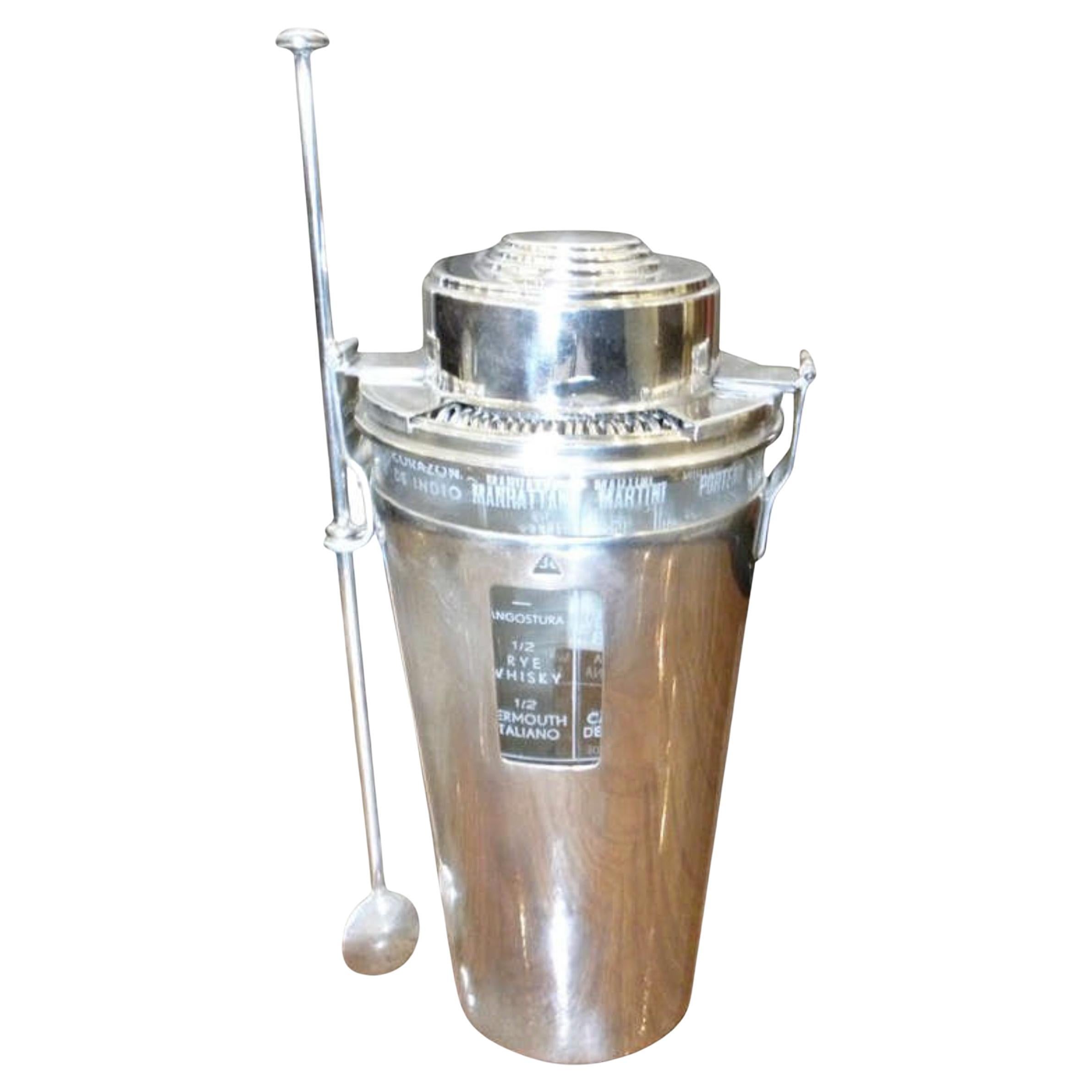 Vintage Cocktail Shaker at 1stDibs
