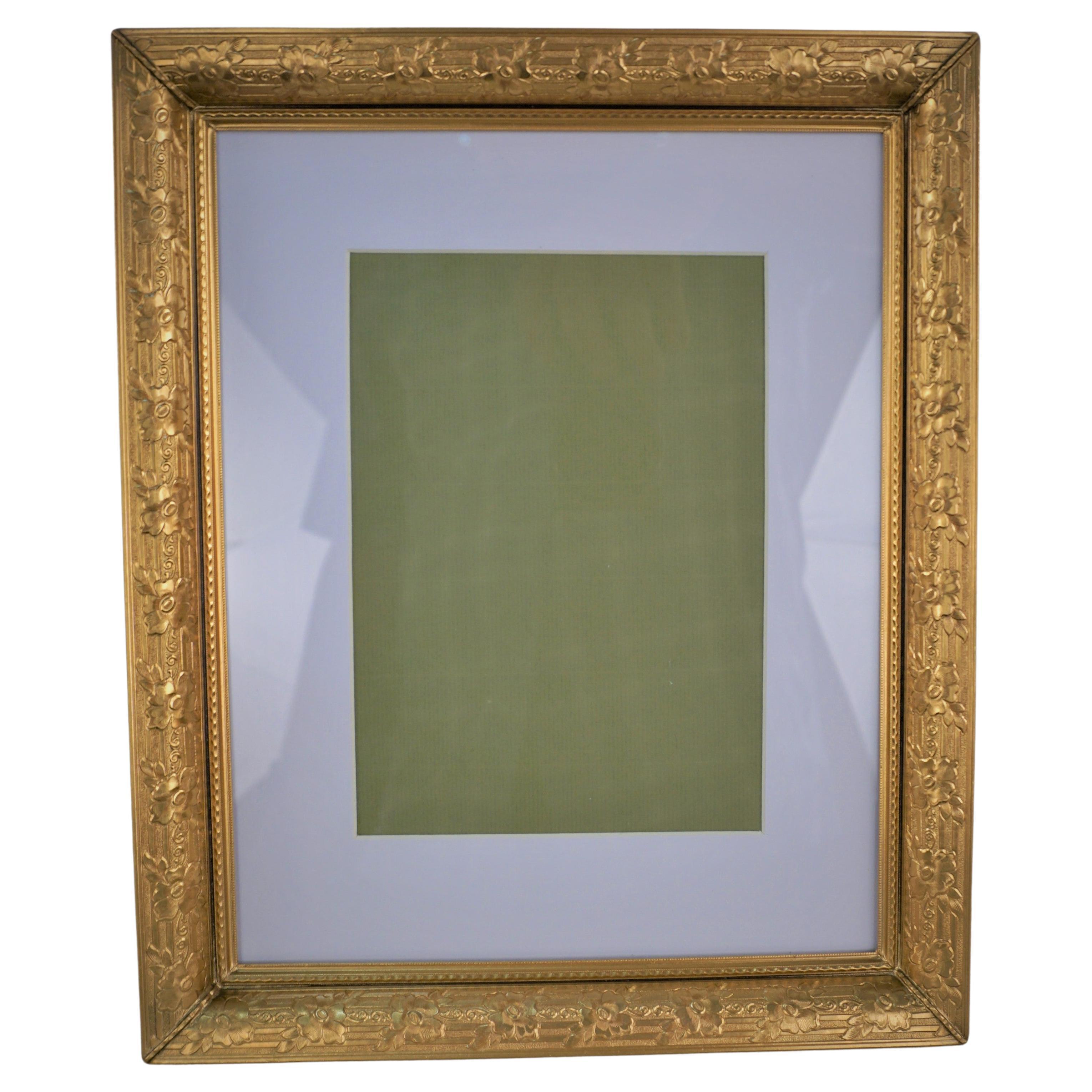 Large French Gilded Bronze Photograph Frame, circa 1890 For Sale at 1stDibs